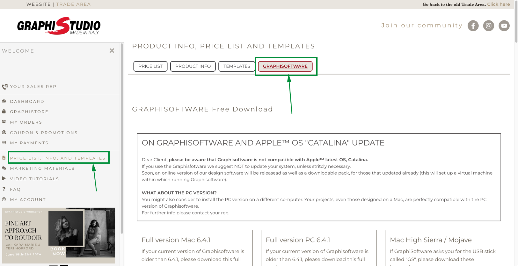 How to create and send a layout - Graphistudio